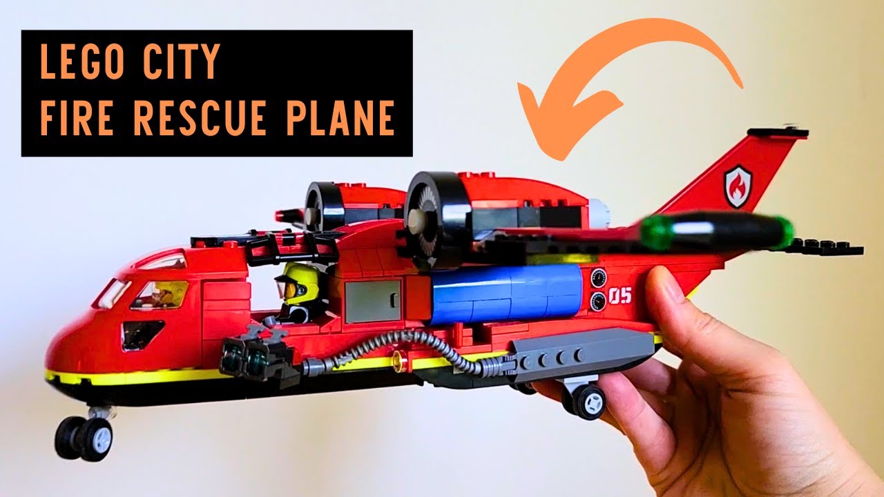 LEGO City Fire Rescue Plane is an Awesome Plane Toy to Build - YouTube