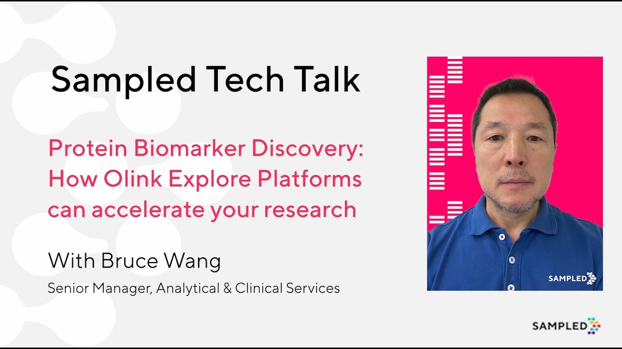 Sampled Tech Talk #10 | Bruce Wang on OLINK services at Sampled - YouTube