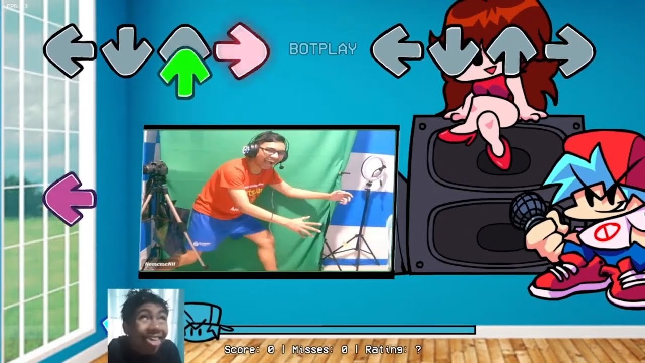 Nonsense but in real life mod [FNF IRL] - YouTube