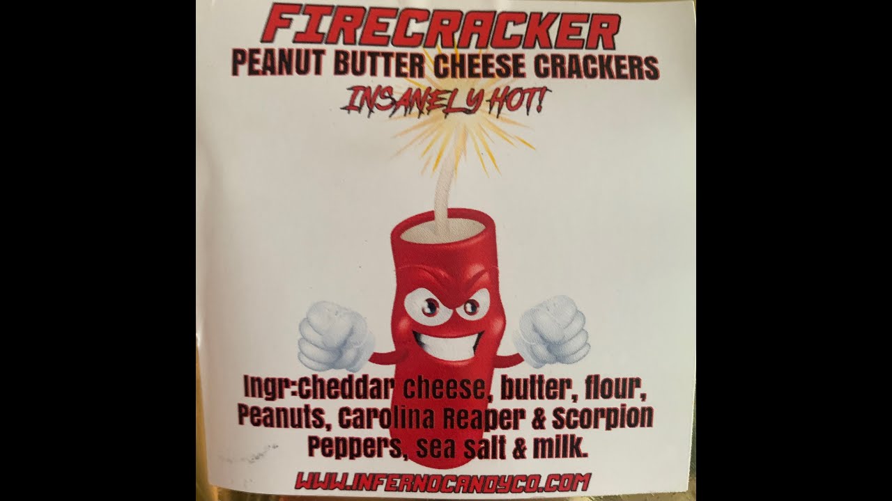 Firecracker Peanut Butter Cheese Crackers from Inferno Candy Co - YouTube