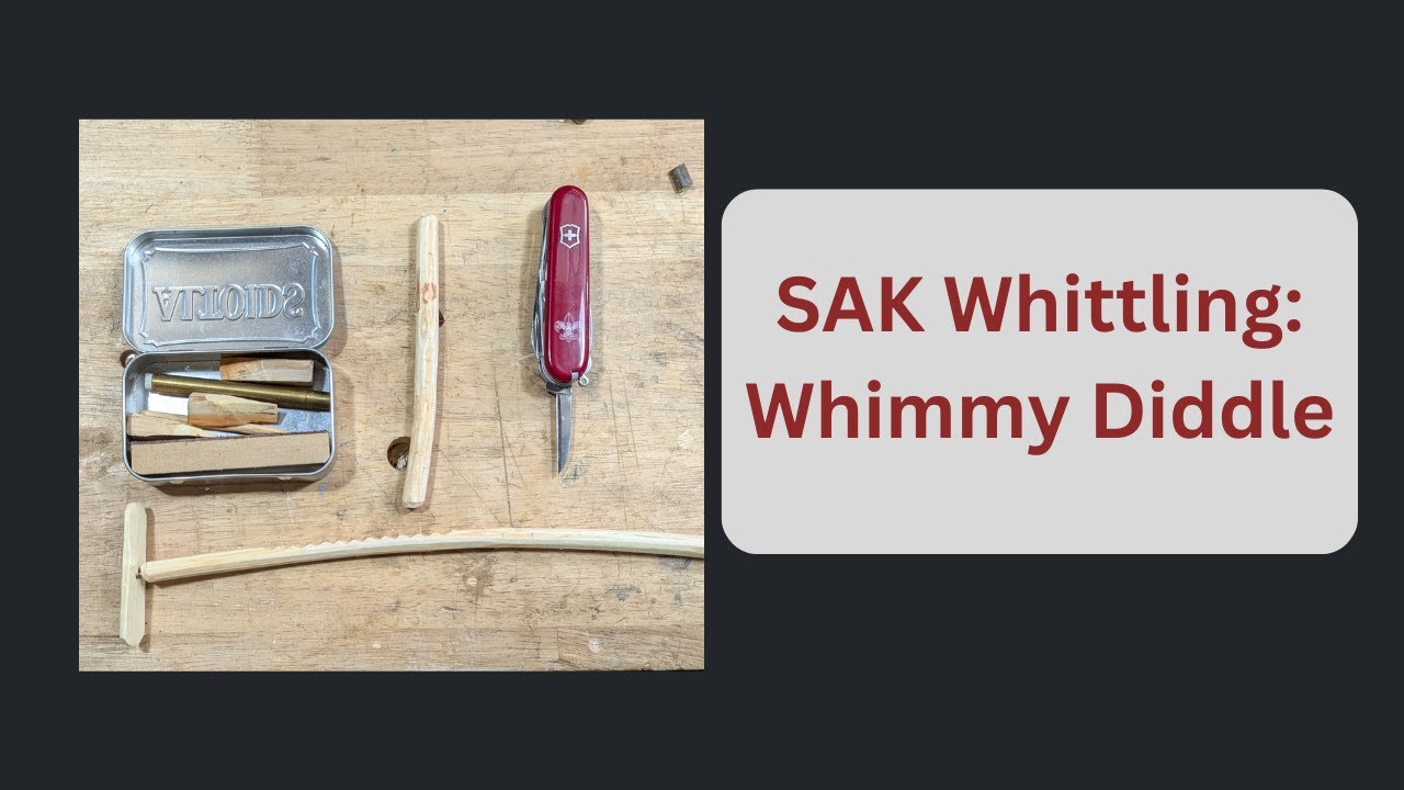 SAK Whittling: How to Make a Whimmy Diddle - YouTube