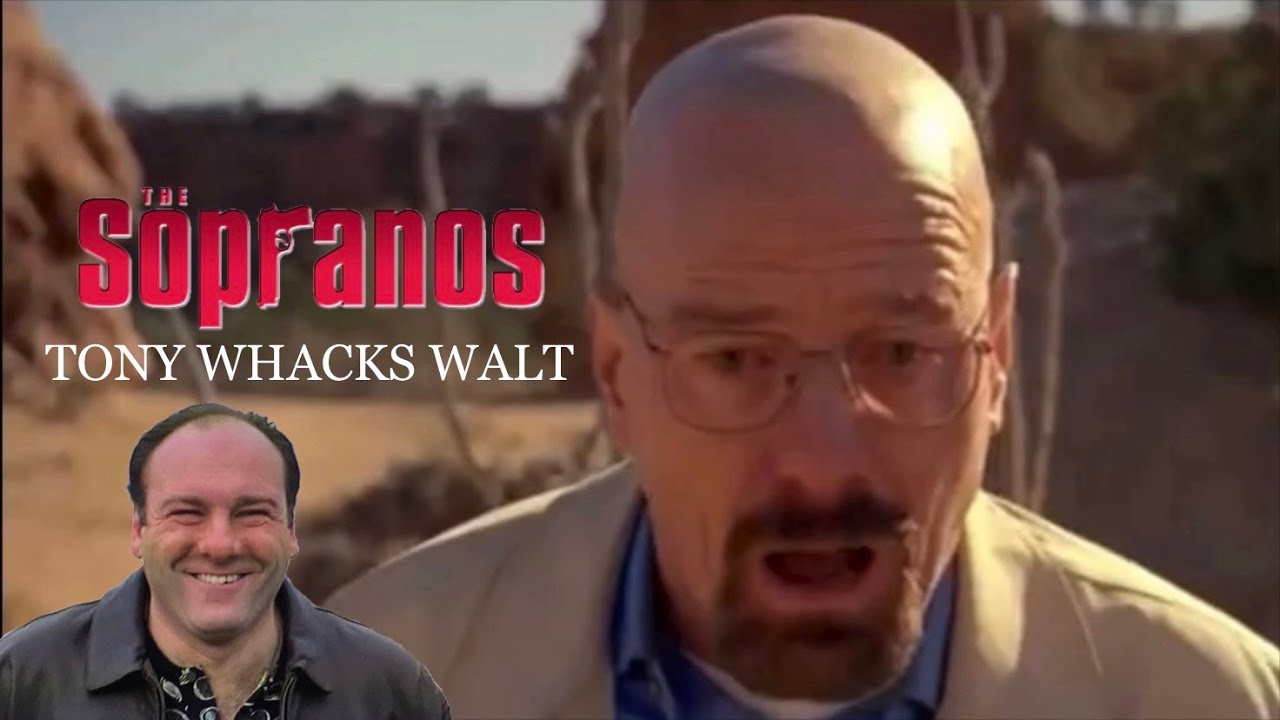 The Sopranos - Tony whacks Walter White - YouTube