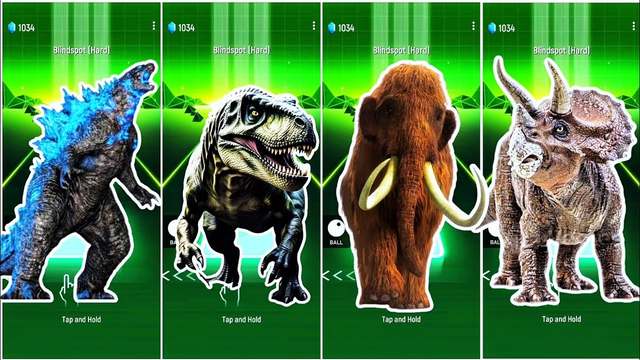 Godzilla - T-Rex🦖 - Mammoth🦣 - Triceratop | #tileshopedmrush | Coffin ...