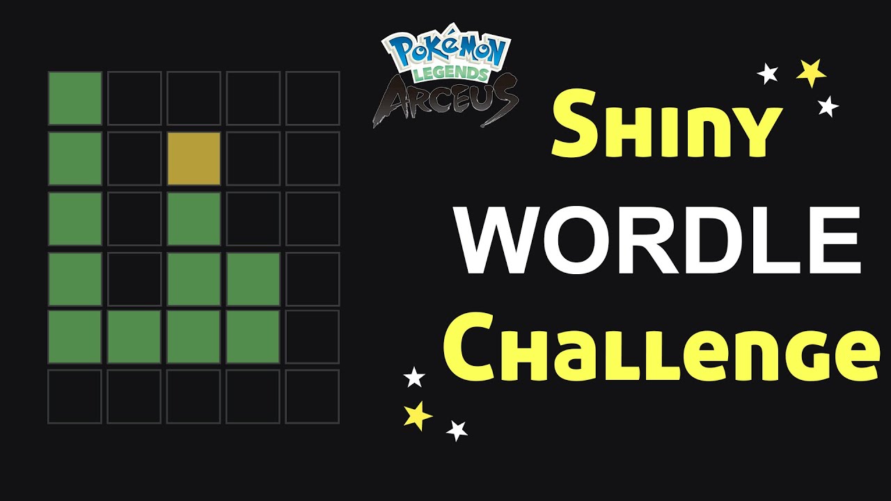I used WORDLE to Hunt Shiny Pokemon! - Shiny Word Challenge - YouTube