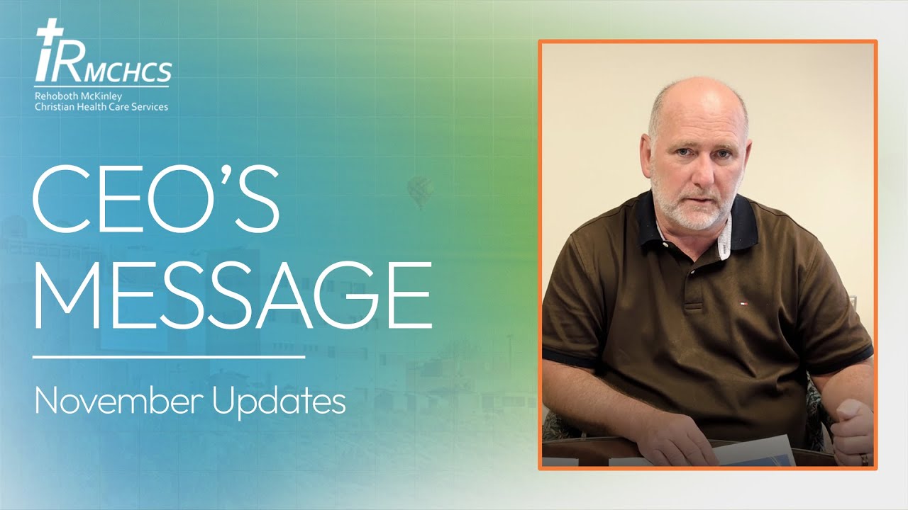 RMCHCS CEO Wayne Gillis, November Board Meeting Updates - YouTube