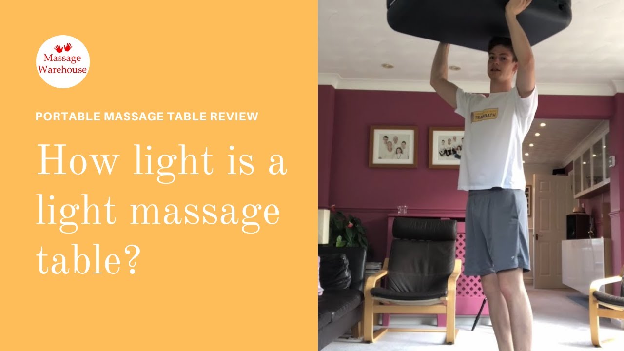 How light is a light massage table? - YouTube