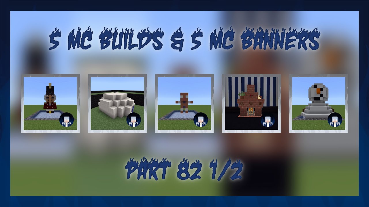 5 MC Builds & 5 MC Banners Part 82 1/2 | Builds/ Banners/ Addons - YouTube