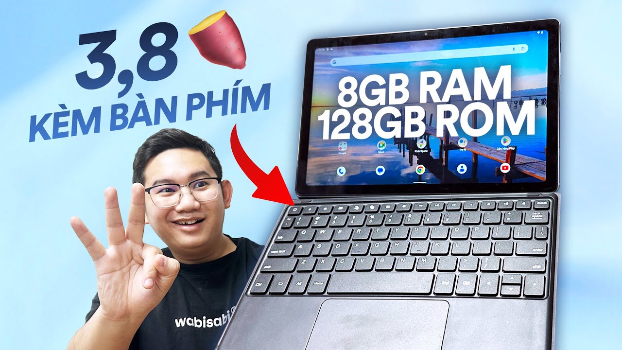 3,8 triệu tablet có sim 4G nghe gọi, kèm bàn phím: Gtab Pro 2024 - YouTube