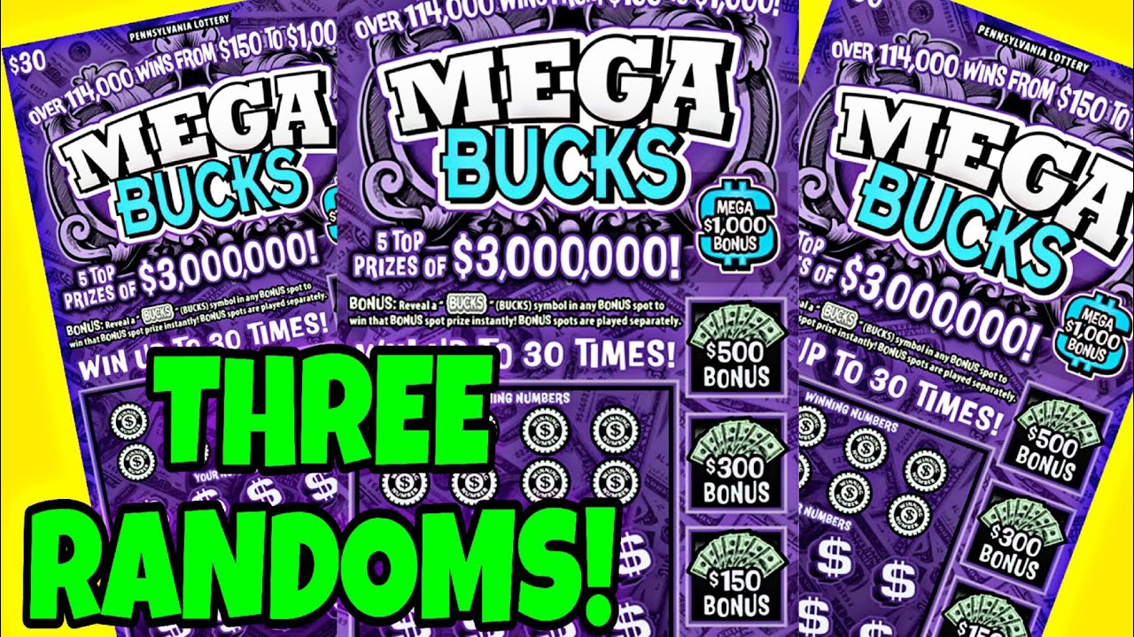 PA LOTTERY 🔵 MEGA BUCKS SCRATCH OFF TICKETS #scratchers # ...