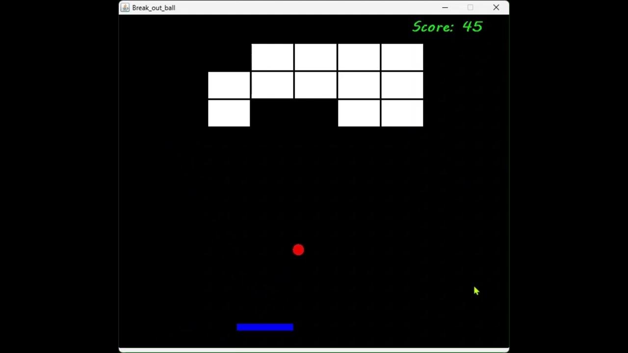 Brick Breaker game using java (overview) - YouTube