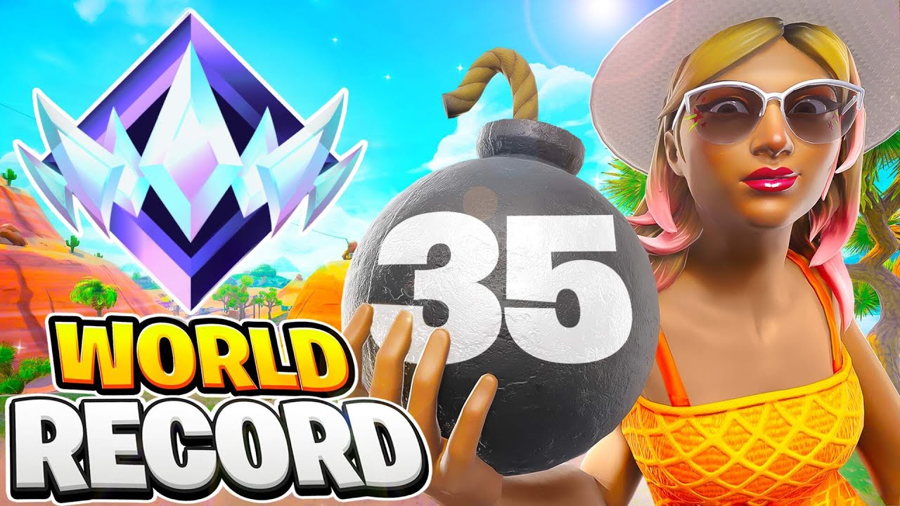 35 KILL WIN IN UNREAL SOLO RELOAD RANKED (World Record) - YouTube