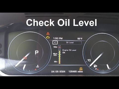 Check Oil Level - 2016 Range Rover L405 Td6 - YouTube