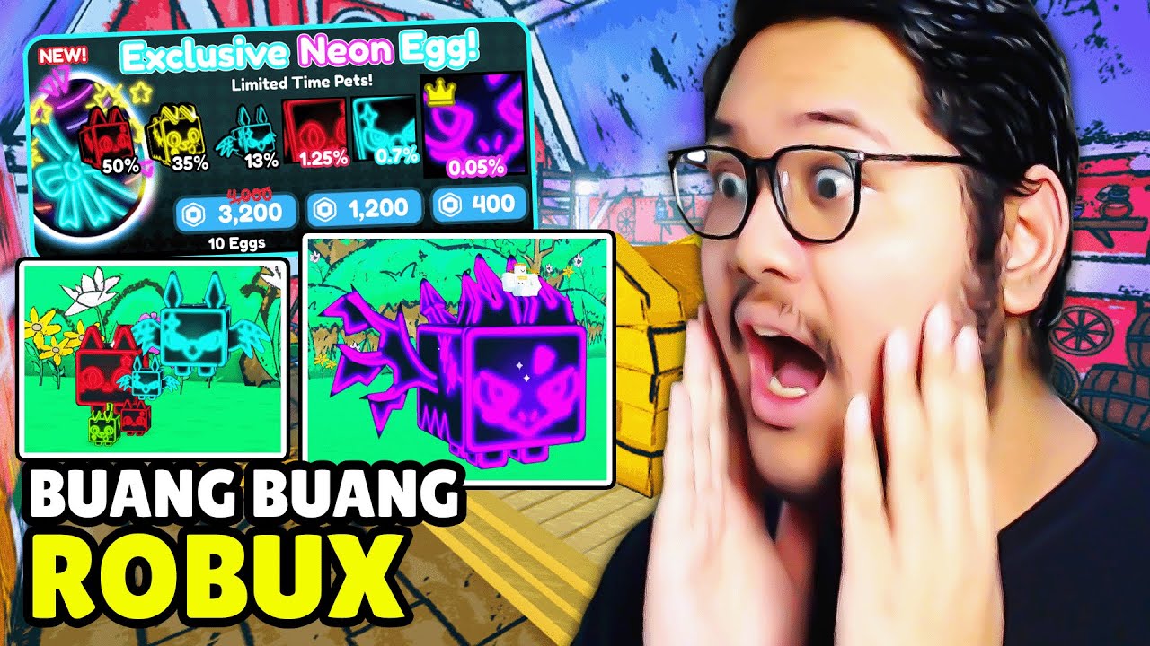 AKU HABISIN 6K+ ROBUX UNTUK DAPETIN SEMUA EXCLUSIVE NEON DI UPDATE PET ...