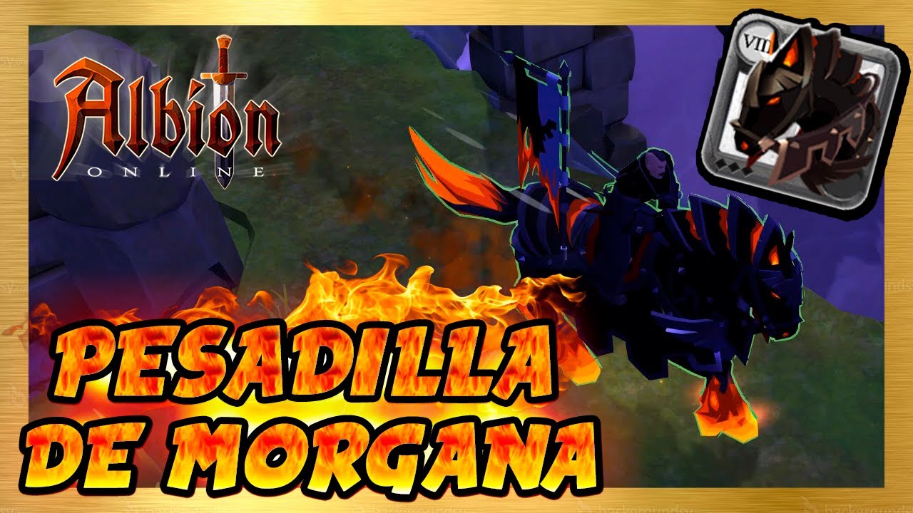 🐴 Cómo se CRAFTEA la PESADILLA DE MORGANA 🔥 en ALBION ONLINE - YouTube