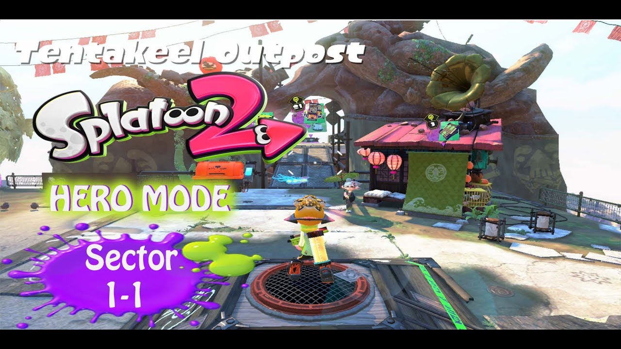 Hero Mode - Splatoon 2 - Sector #1-1 Return of the Octarians - YouTube