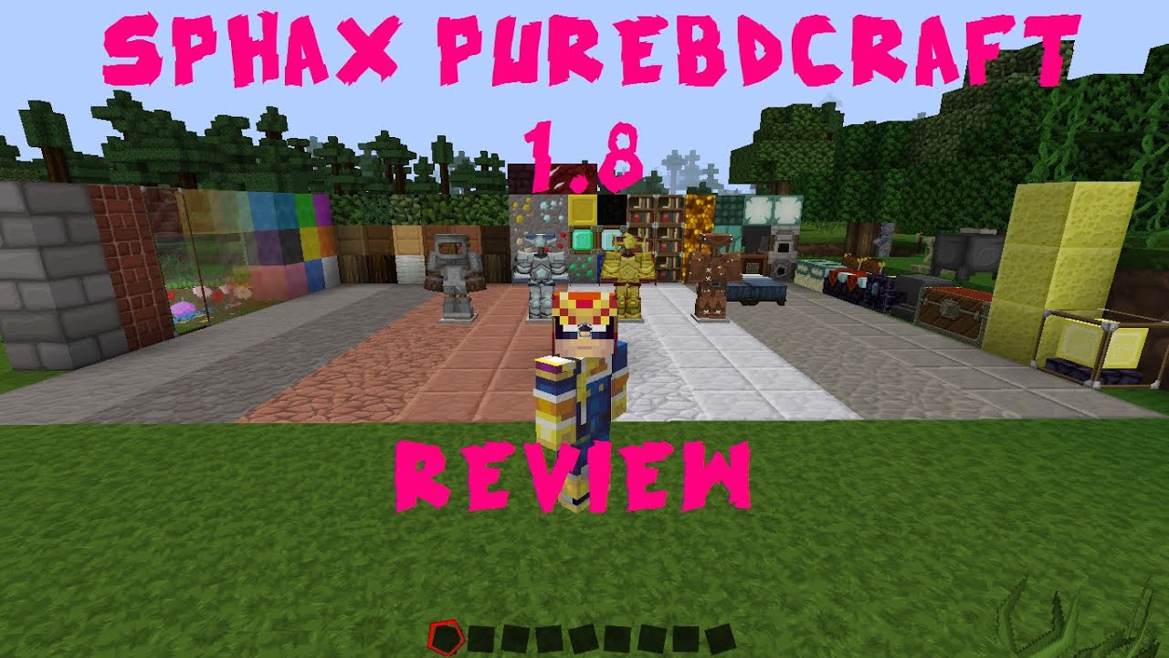 Review pack de texturas Sphax pureBDCraft para 1.8 | El mejor pack de ...