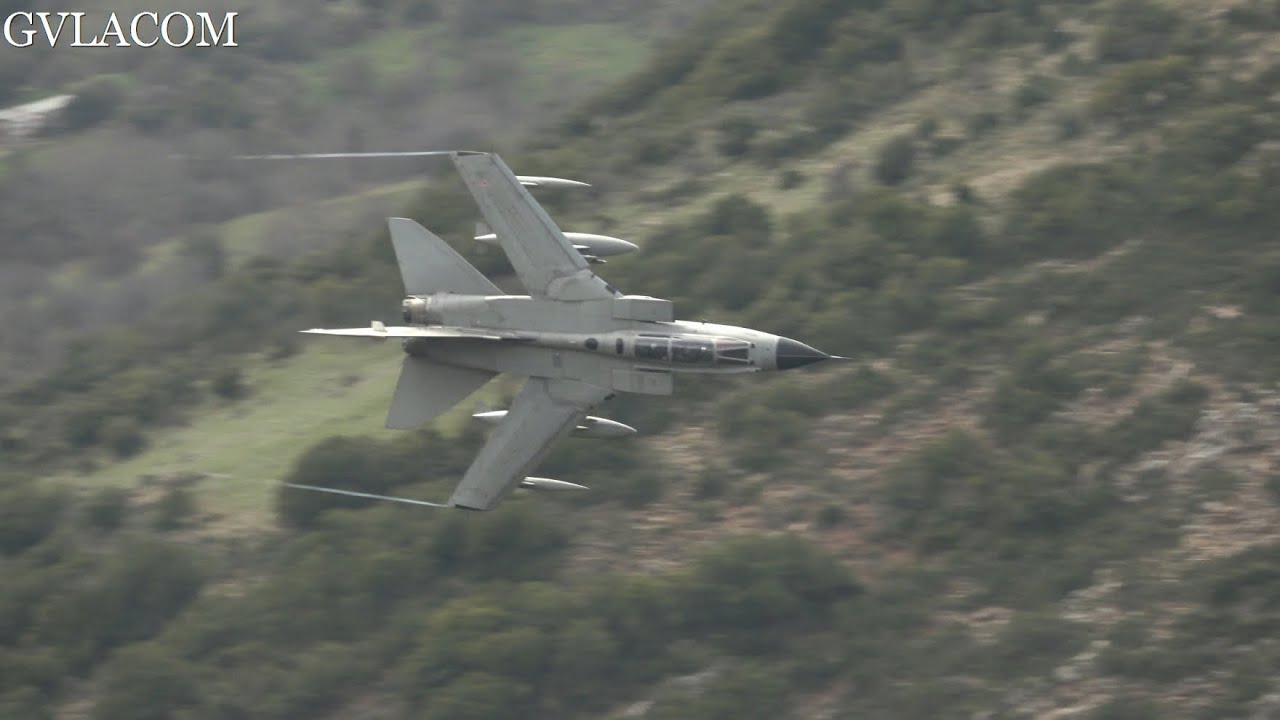 Iniochos 2022 Italian Air Force Tornado at Greek Mach Loop - YouTube