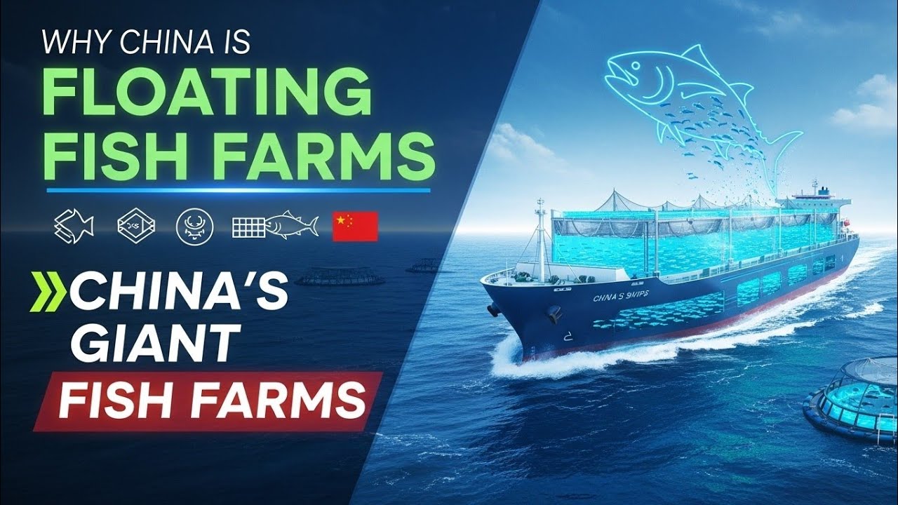 Why China Is Turning Cargo Ships Into Giant Floating Fish Farms - YouTube
