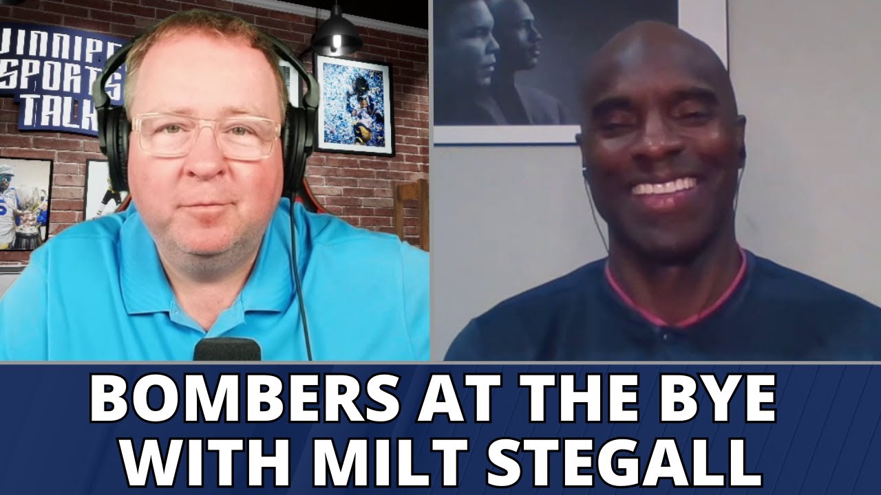 Milt Stegall on the Winnipeg Blue Bombers 5-2 record at the bye - YouTube