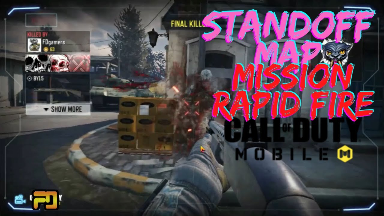 standoff map mission rapid fire call of duty mobile - YouTube