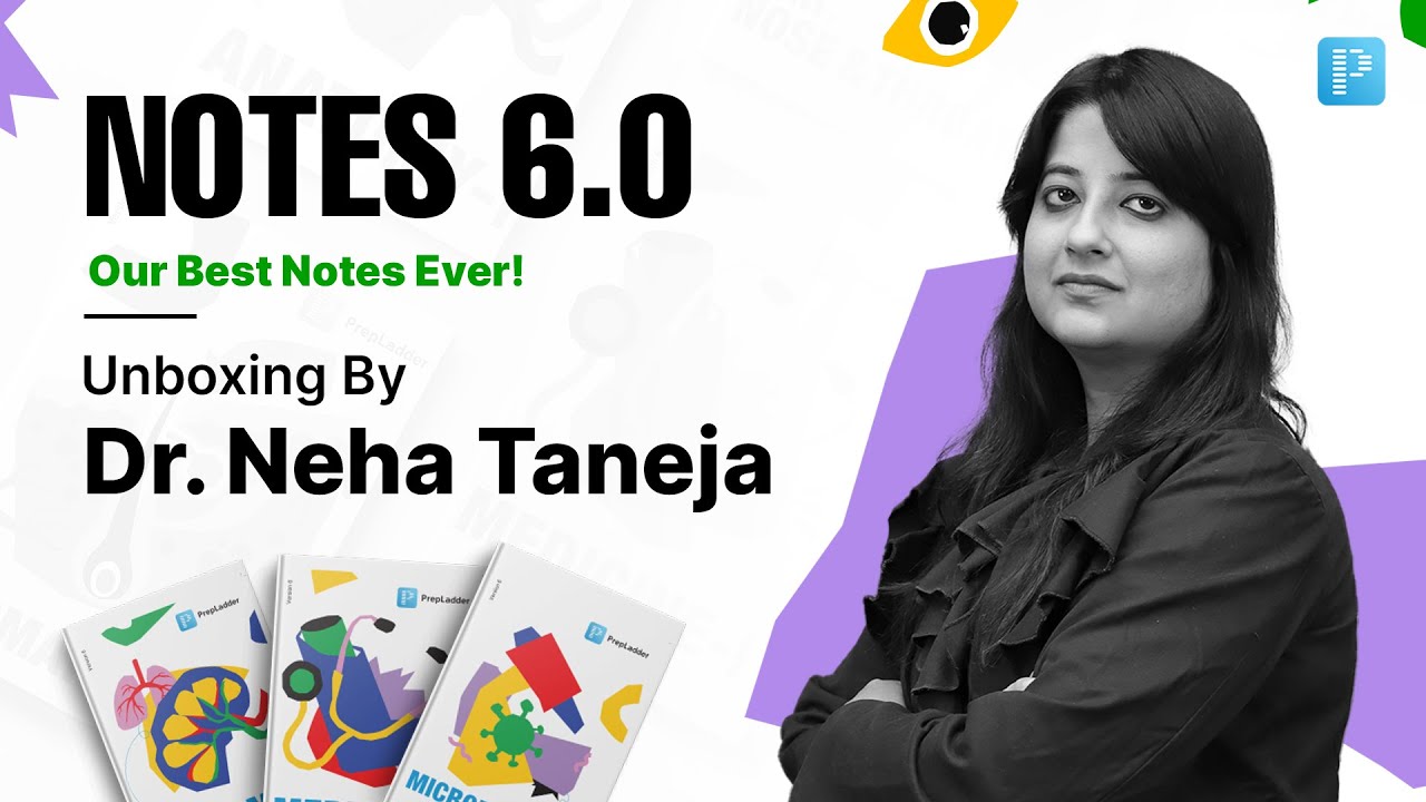 Unboxing PrepLadder Notes 6.0 | Features & more with Dr. Neha Taneja ...
