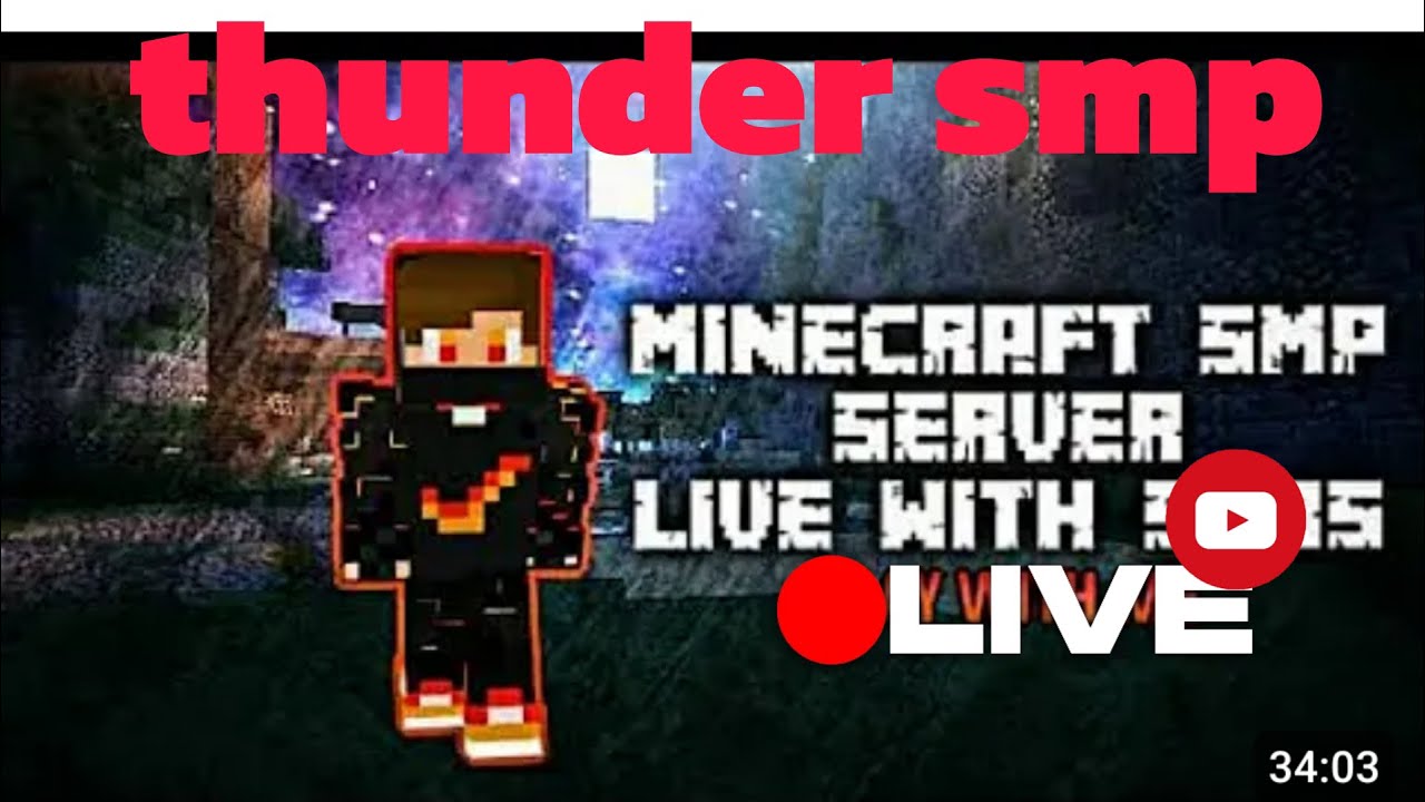 Minecraft : ⚡ Thunder Smp ⚡ #1 Episode With Rajgmr15 Dev gaming And ...