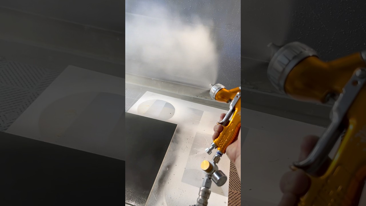 Devilbiss GTI pro lite TE10 #painting #spraypaint - YouTube