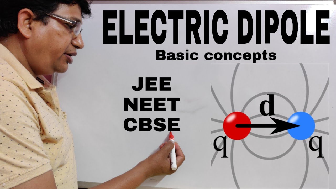 ELECTROSTATICS - ELECTRIC DIPOLE BASIC CONCEPTS JEE/NEET/CBSE - YouTube