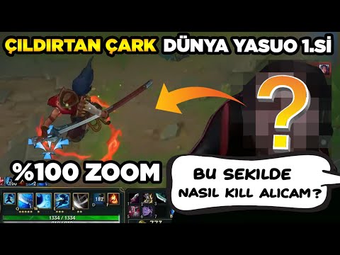 KAMERAYI %100 ZOOM YAPTIRIP DÜNYA YASUO 1.SİNE HAYATININ EN ZOR MAÇINI OYNATTIK!