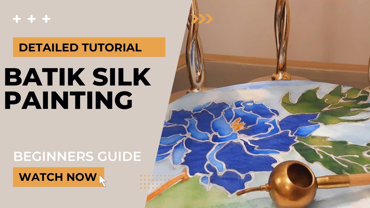 HOW TO USE TJANTING TOOL - BATIK SILK PAINTING #silkpainting # ...