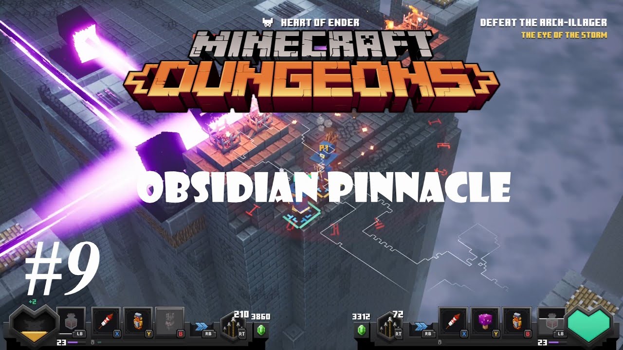 HOW WE DEFEAT THE ARCH ILLAGER ??? Minecraft Dungeons #9: Obsidian ...