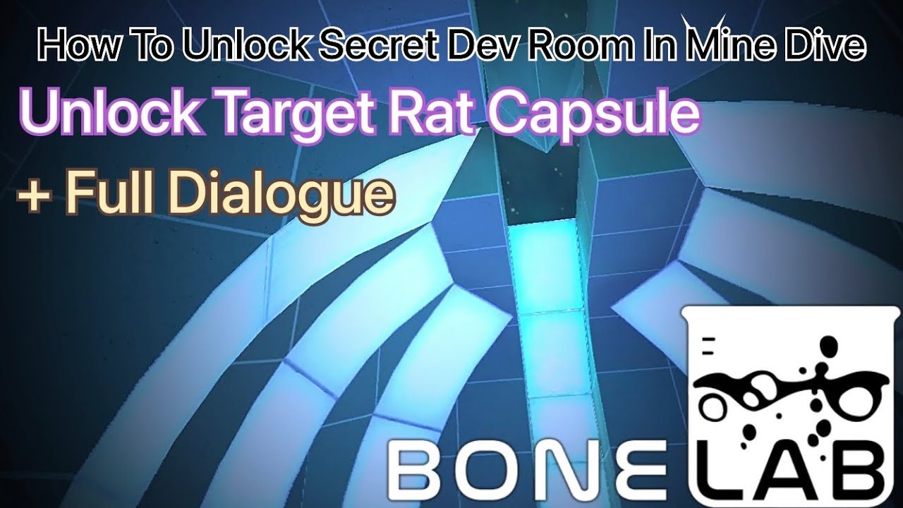 Bonelab | How To Unlock Secret Dev Room In Mine Dive and Target Rat ...