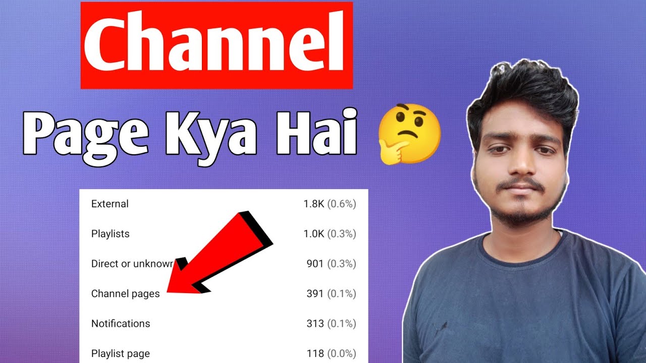 Channel Pages Kya Hai | Traffic Source Type Youtube | What is Channel ...