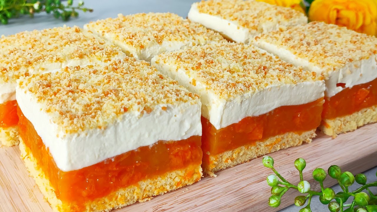 Mehr Obst als Teig! Super cremiger Kuchen in 15 Minuten! Einfaches ...