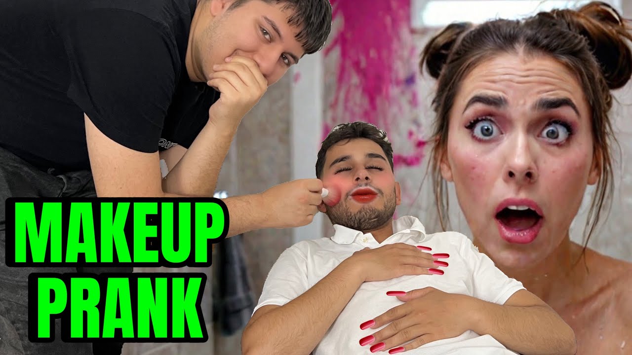 MAKEUP PRANK | PrankBrothers - YouTube