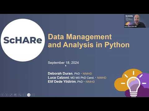 Data Management and Analysis in Python | NIH ScHARe Think a Thon - YouTube