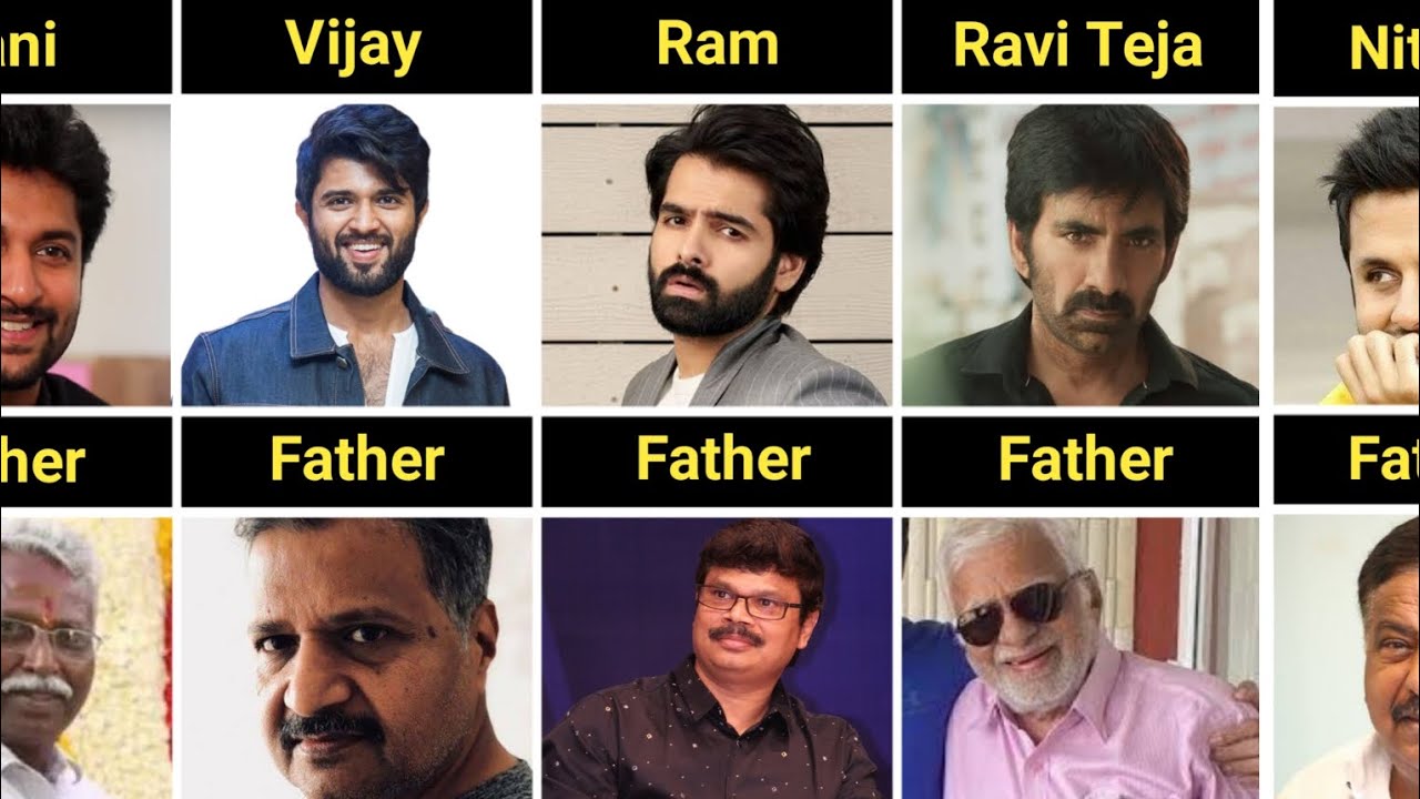 Tollywood Actors Her Fathers - YouTube
