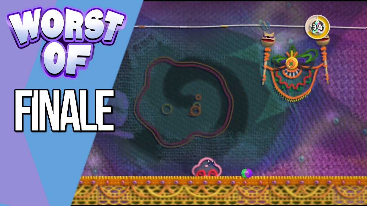 Kirby's Epic Yarn - FINALE - Showdown with Yin-Yarn - YouTube