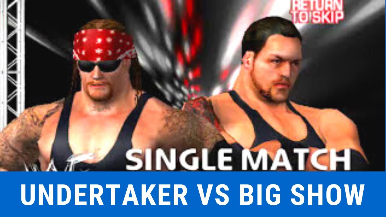 UnderTaker VS Big Show WWE RAW 2002 PC Game play - YouTube