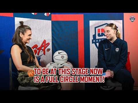 Paige Bueckers bei The Pull Up mit USA Basketball