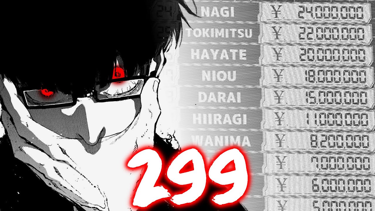 EGO CRASHES OUT? FULL RANKINGS SHOWN! | Blue Lock Chapter 299 Official ...
