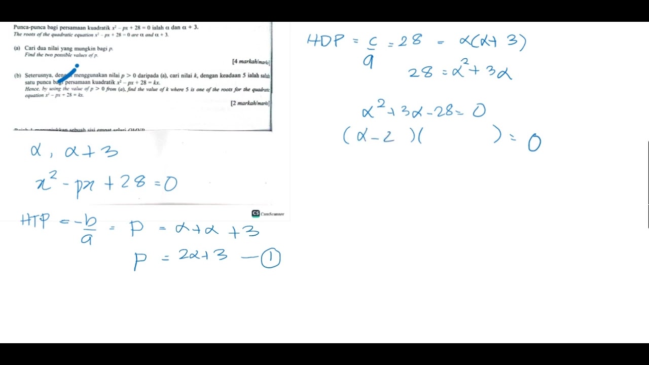 fungsi kuadratik-tingkatan 4 - Add maths - YouTube