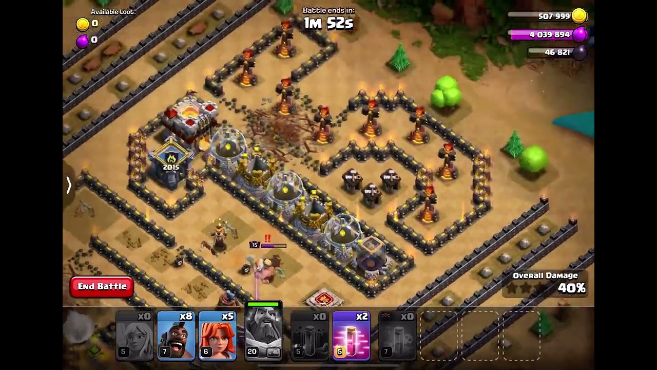 how to beat 2015 coc challenge - YouTube
