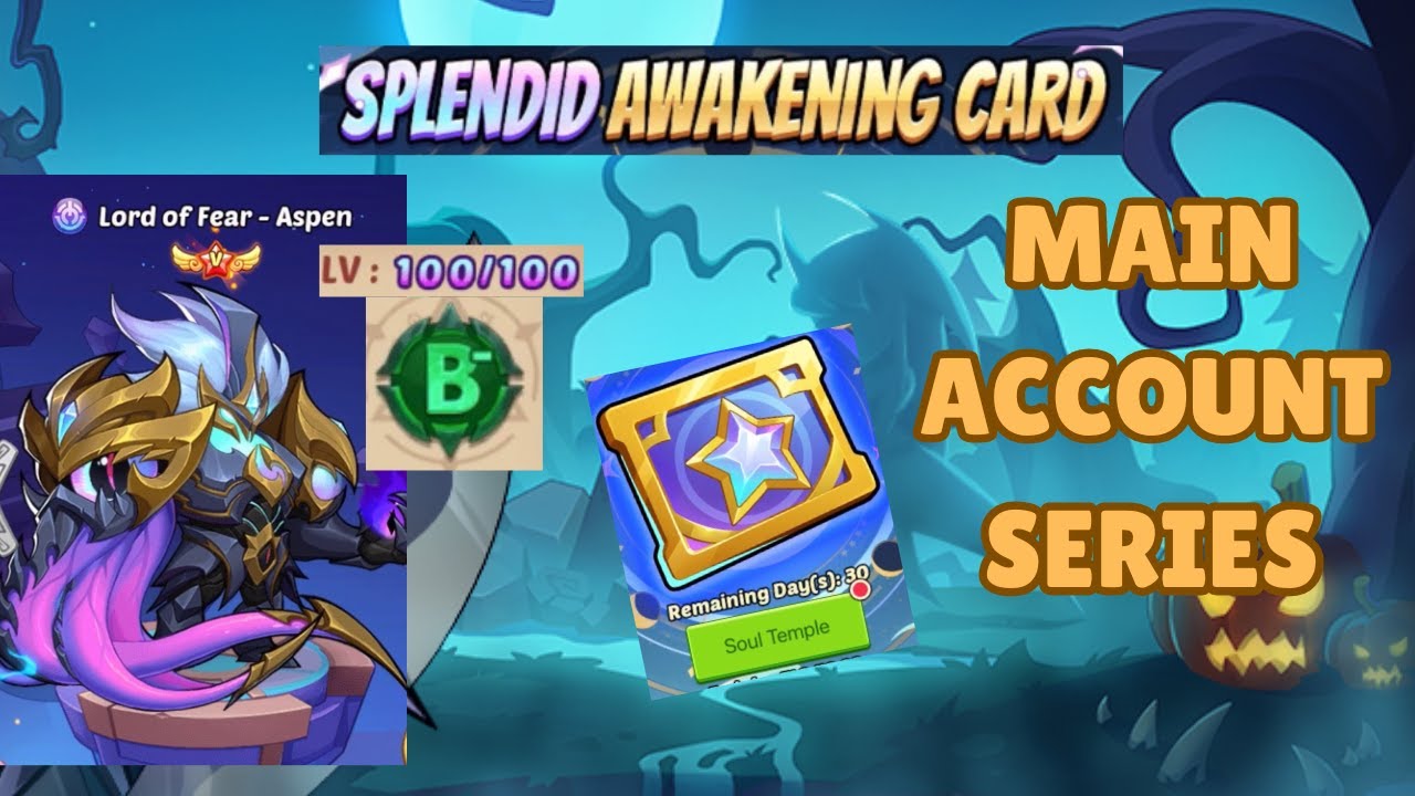 Splendid Awakening Card Bought--Main Account Series--Idle Heroes - YouTube