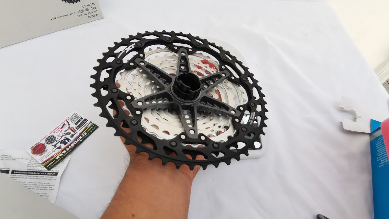 PIÑON SHIMANO DEORE XT 12V 10-51T MICRO SPLINE - YouTube