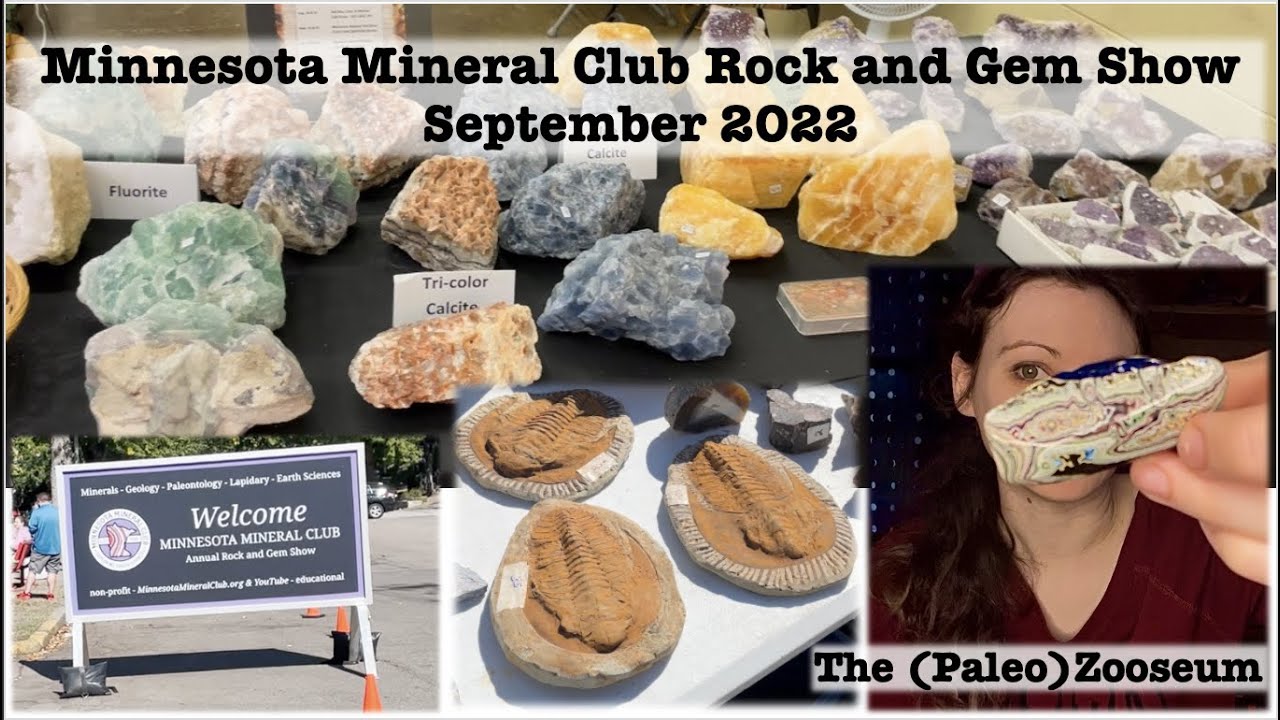 Minnesota Mineral Club Rock and Gem Show September 2022 - YouTube