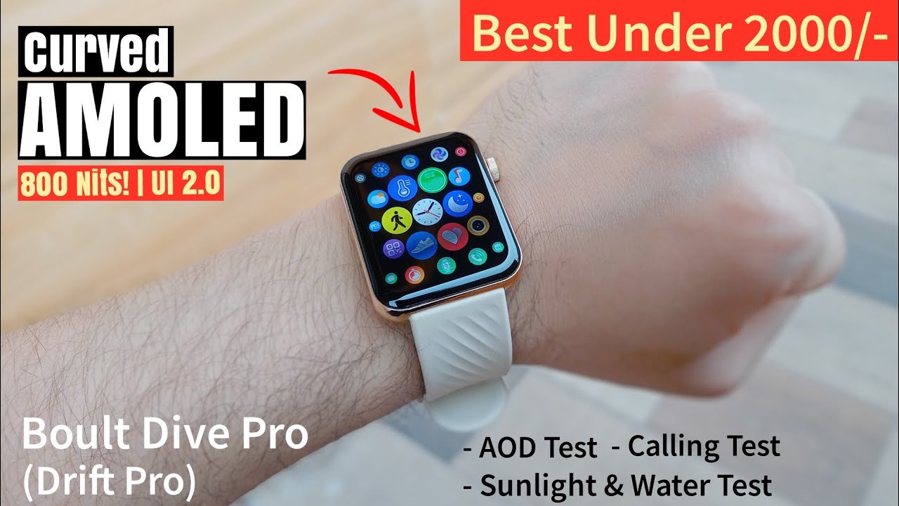 Best Premium AMOLED Smartwatch under ₹2000😍⚡| Boult Drift Pro | Boult ...