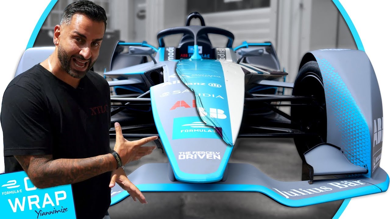 Wrapping A Race Car - YouTube