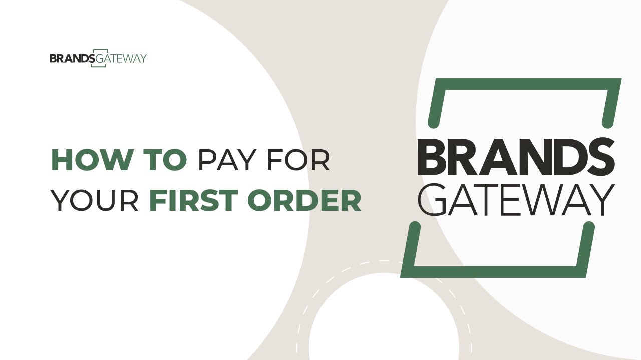 How to Pay for Your First Order - YouTube