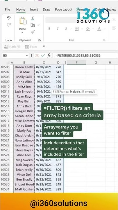 Dynamic Filter in Excel - Filter As You Type (without #VBA) #shorts #excel #fun - YouTube